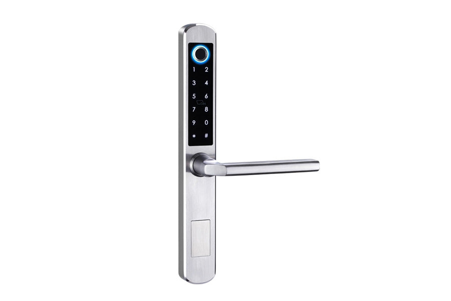 LUX A210 Lever Handle Bluetooth Smart Lock Automatic Deadbolt Hardware ...