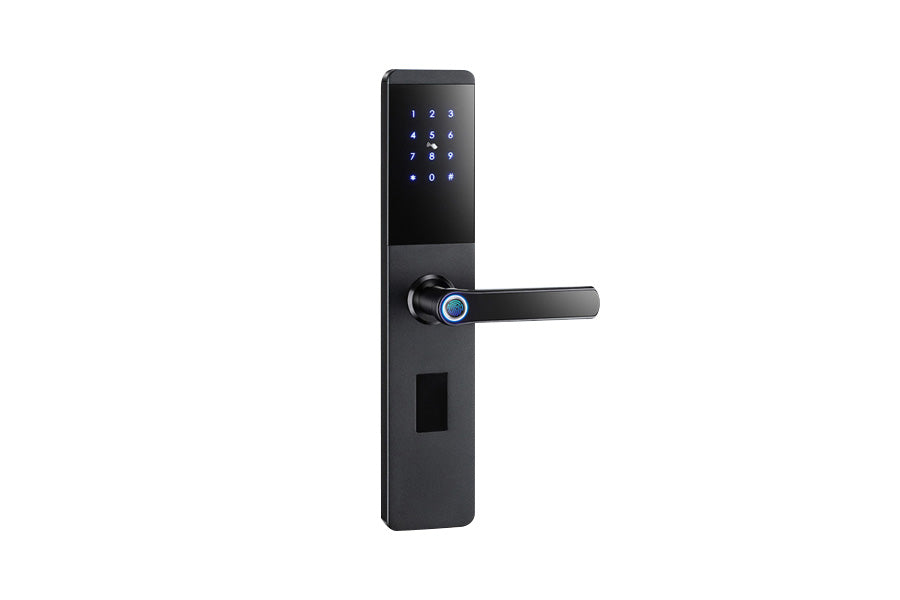 LUX E902 Lever Handle Bluetooth Smart Lock Automatic Deadbolt Hardware ...