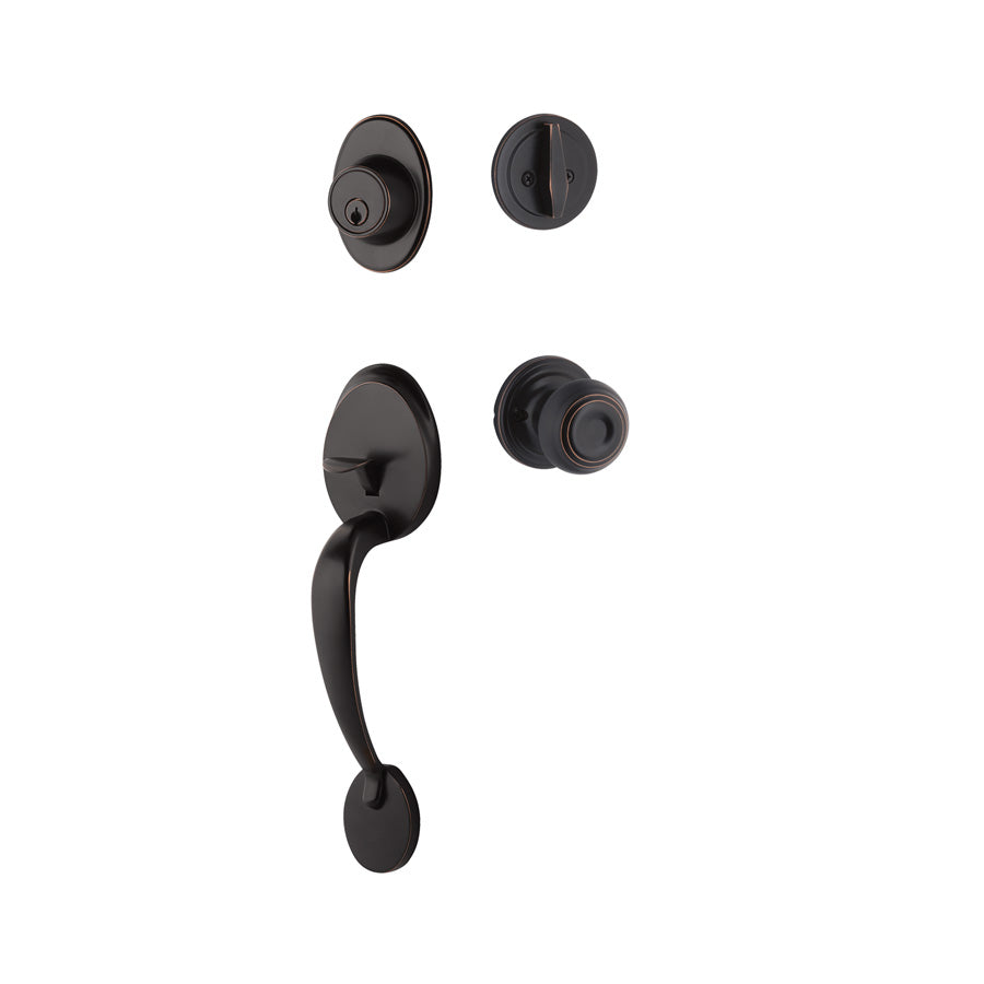 Yale Expressions Maguire Entry Set with Lewiston Knob — Lux Door Hardware