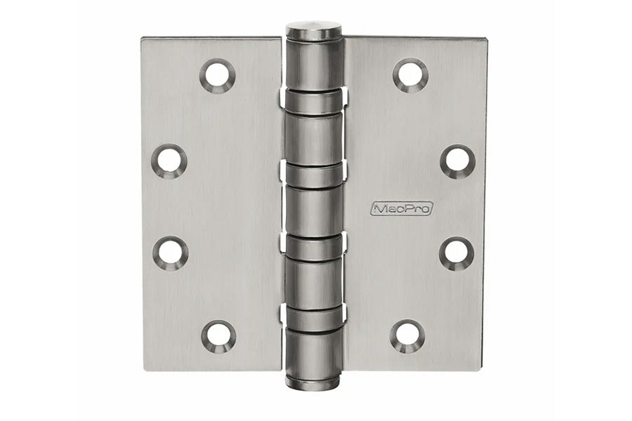 Mckinney 5" x 4.5" MacPro Heavy Weight, 4-Ball Bearing Satin Staineles ...