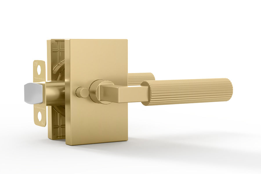 Mega Handles Ridge Collection Door Lever — Lux Door Hardware