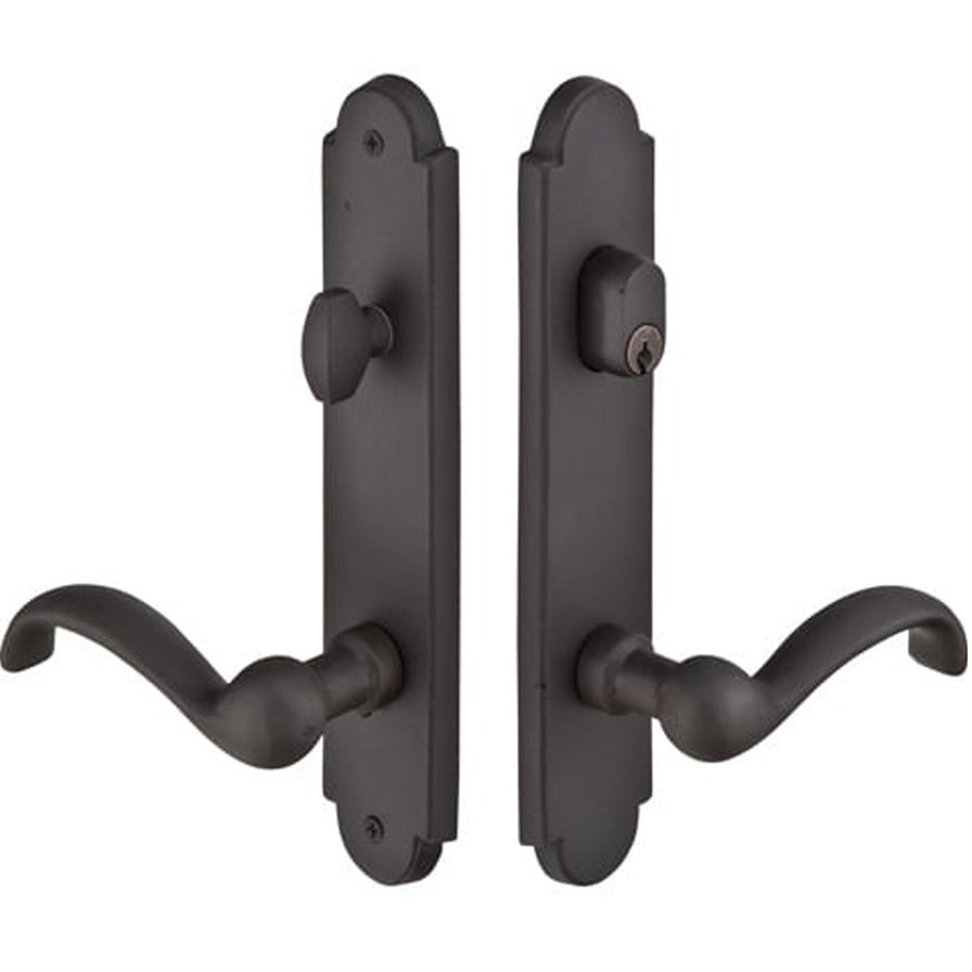 Emtek Handleset - Sandcast Arched Multi-Point Entry Set — Lux Door Hardware