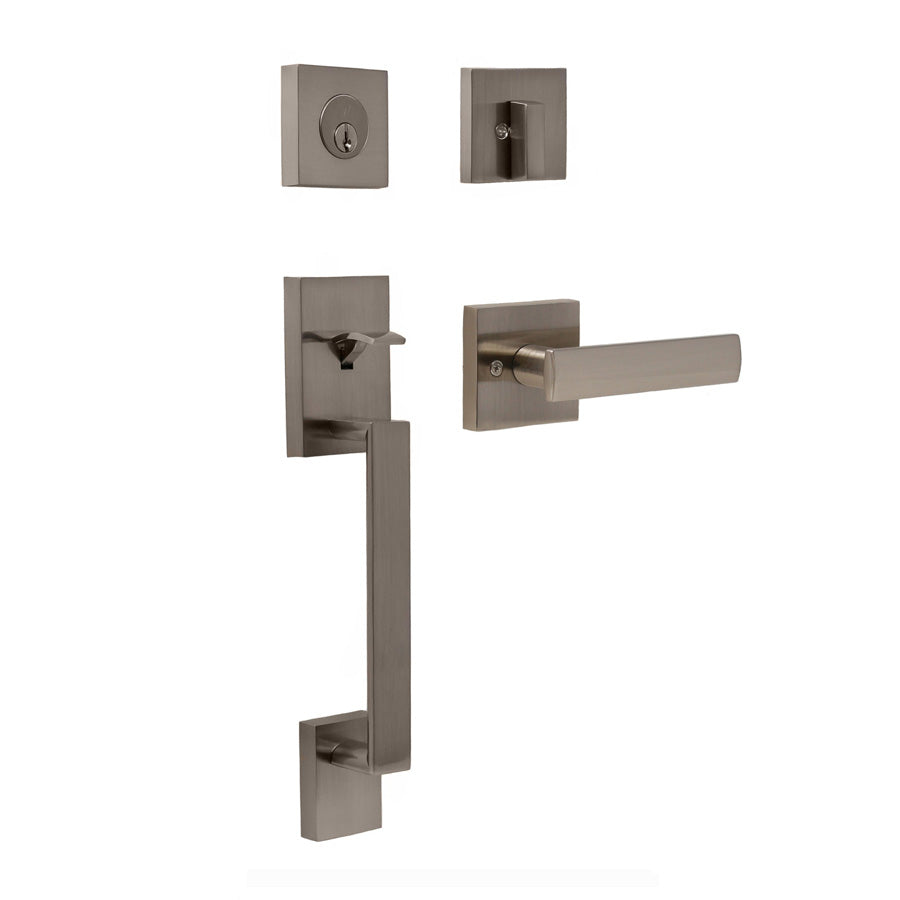 Weslock Brookside Single Cylinder Handleset with Utica Lever Entry Set ...