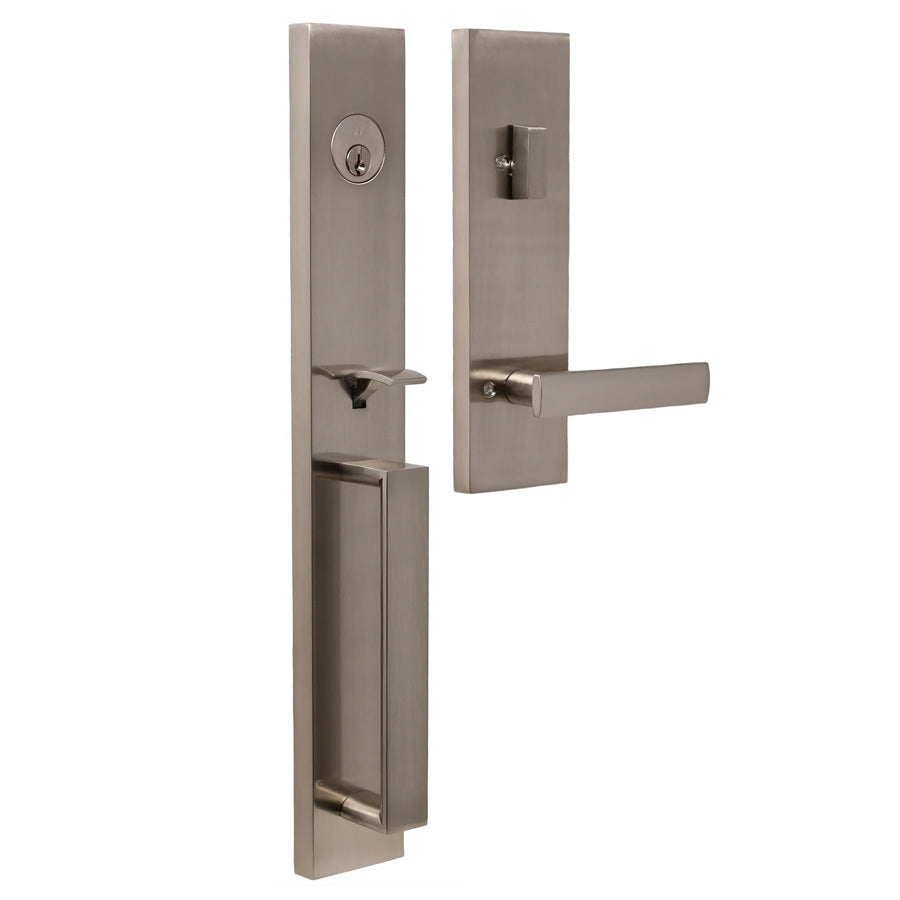 Weslock Xanthis Keyed Single Cylinder Handleset with Utica Lever Entry ...