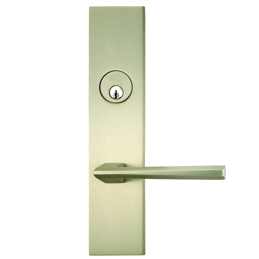 Omnia Handleset - 12369 Modern Mortise Lockset — Lux Door Hardware