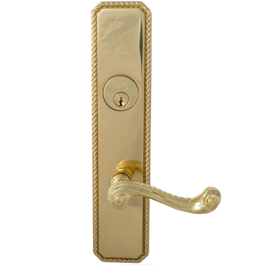 Omnia Handleset - 24570 Modern Mortise Lockset — Lux Door Hardware