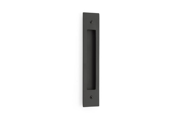 Emtek Modern Rectangular Flush Door Pull – Lux Door Hardware