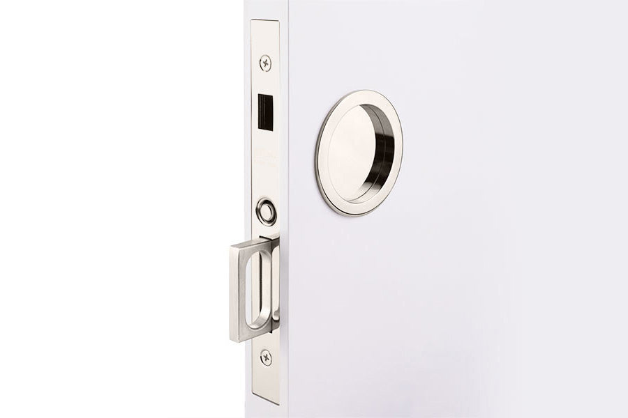 Emtek Round Pocket Door Mortise — Lux Door Hardware
