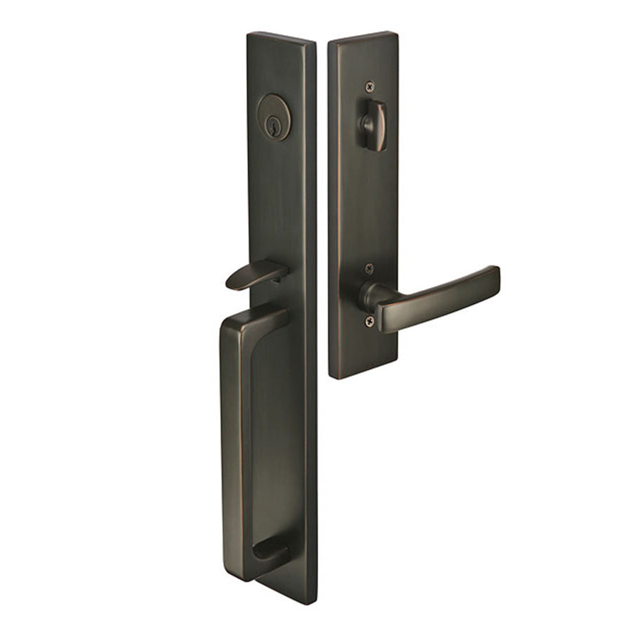 Emtek Handleset - Lausanne Entry Set — Lux Door Hardware